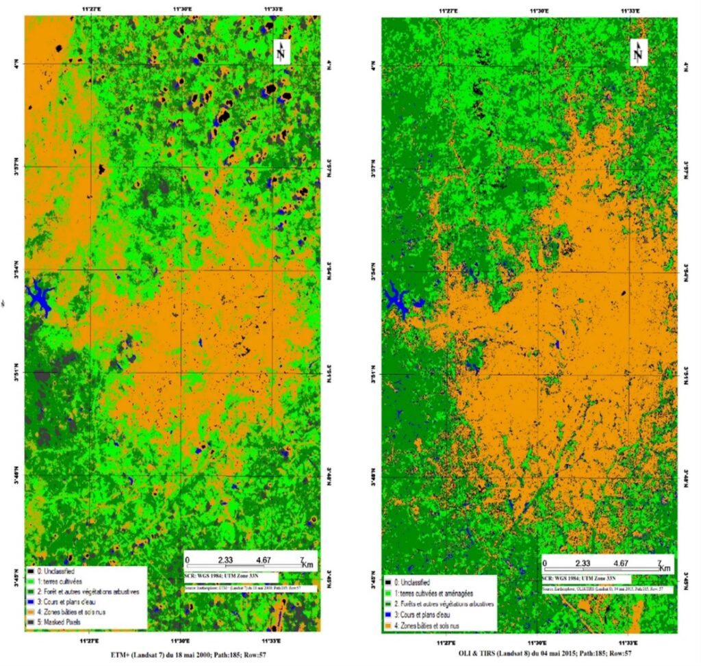 Quantifier la dynamique des sols à usage agricole dans la ville de ...